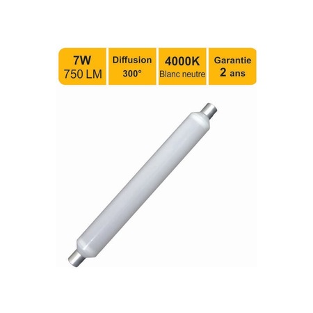 Tub LED baie, neutru 4000K, 750lm, 300x38mm, alb - eMAG.ro