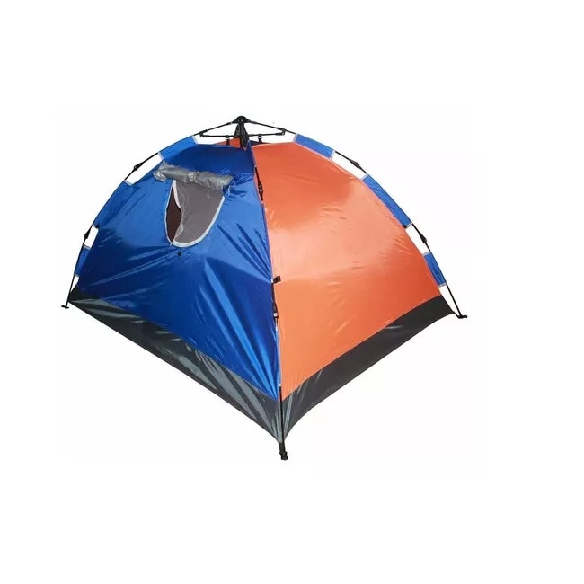 Cort camping automat, 200 x 200 x 145 cm, 4 persoane, cu plasa de ...