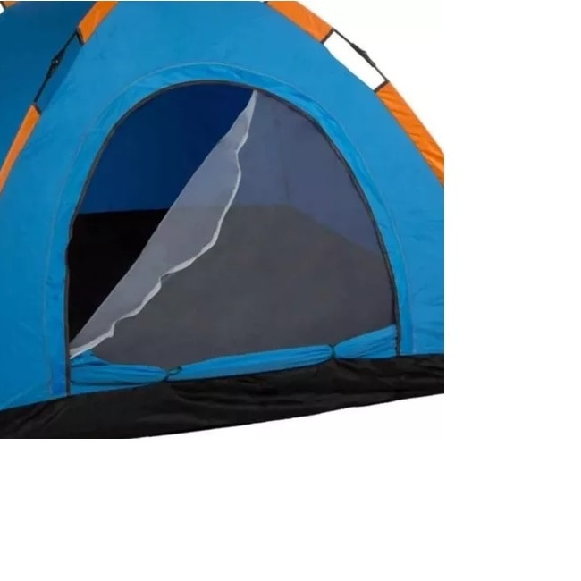 Cort camping automat, 200 x 200 x 145 cm, 4 persoane, cu plasa de ...