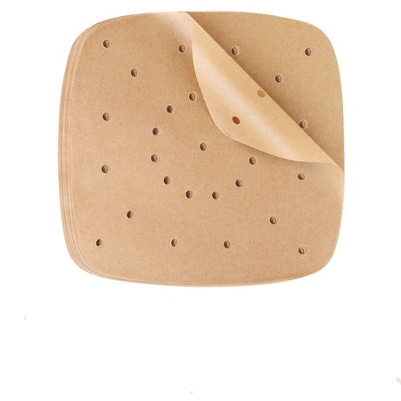 Set 100 bucati hartie pentru prajitor aer, perforata, rezistenta la ...