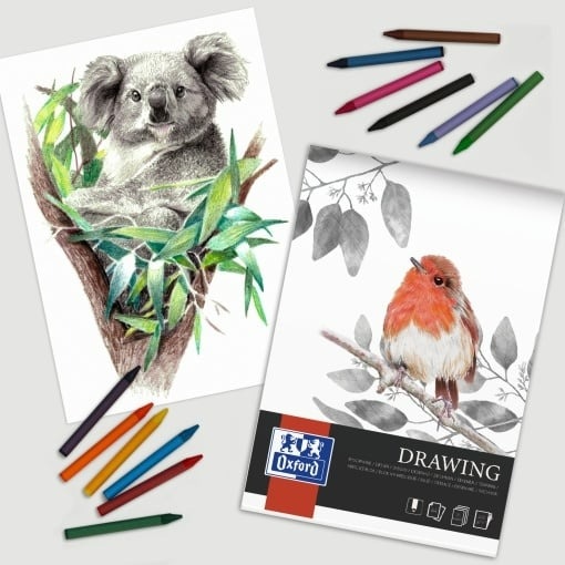 Bloc desen Oxford Drawing A3, 25 file, hartie 200g/mp, FSC® mix70 ...