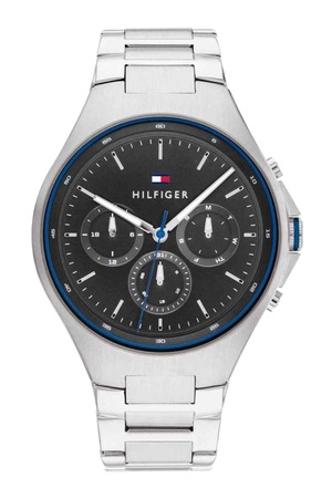 Tommy Hilfiger, Rozsdamentes acél kvarc karóra, Ezüstszín - eMAG.hu