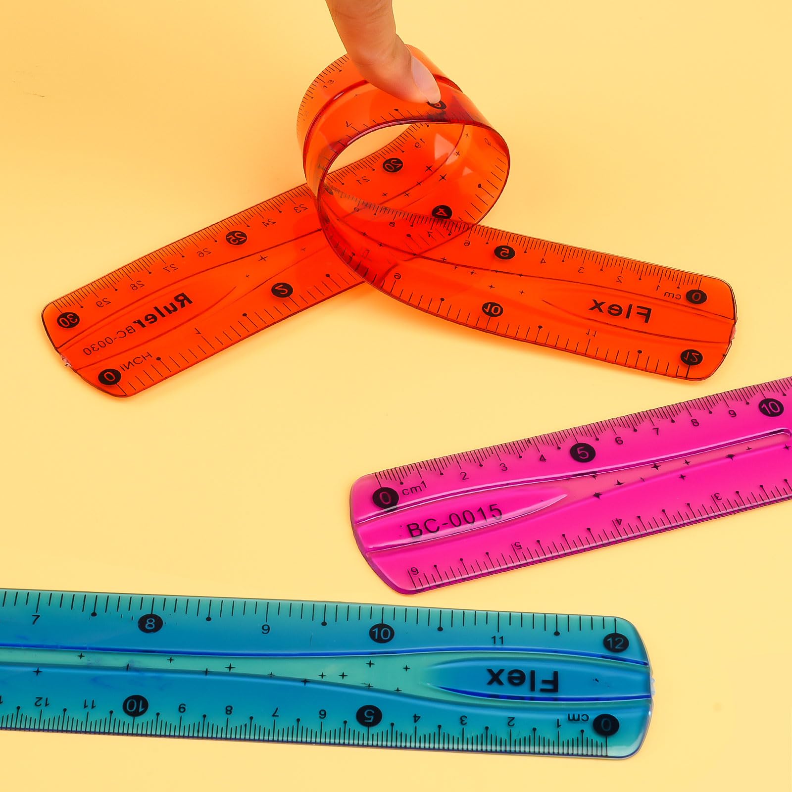 Rigle geometrice, JENUOS®, set, 30 cm 20 cm 15 cm rigle, 3 bucati de ...