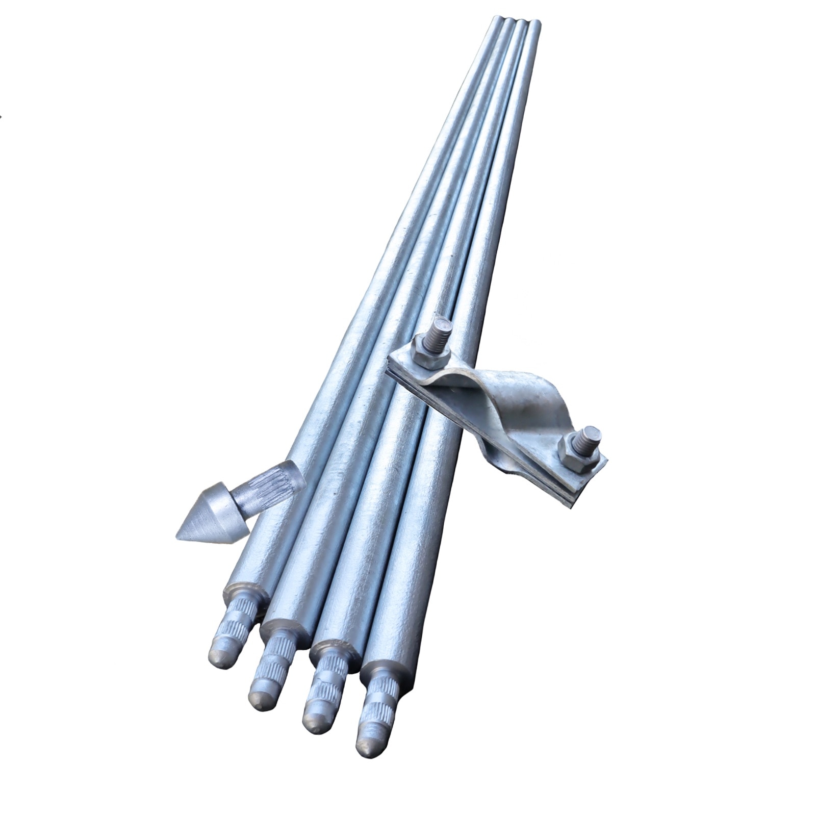 Kit Impamantare cu 4 Electrozi Tip BP, D=20 x 1500 mm Zincati la cald ...