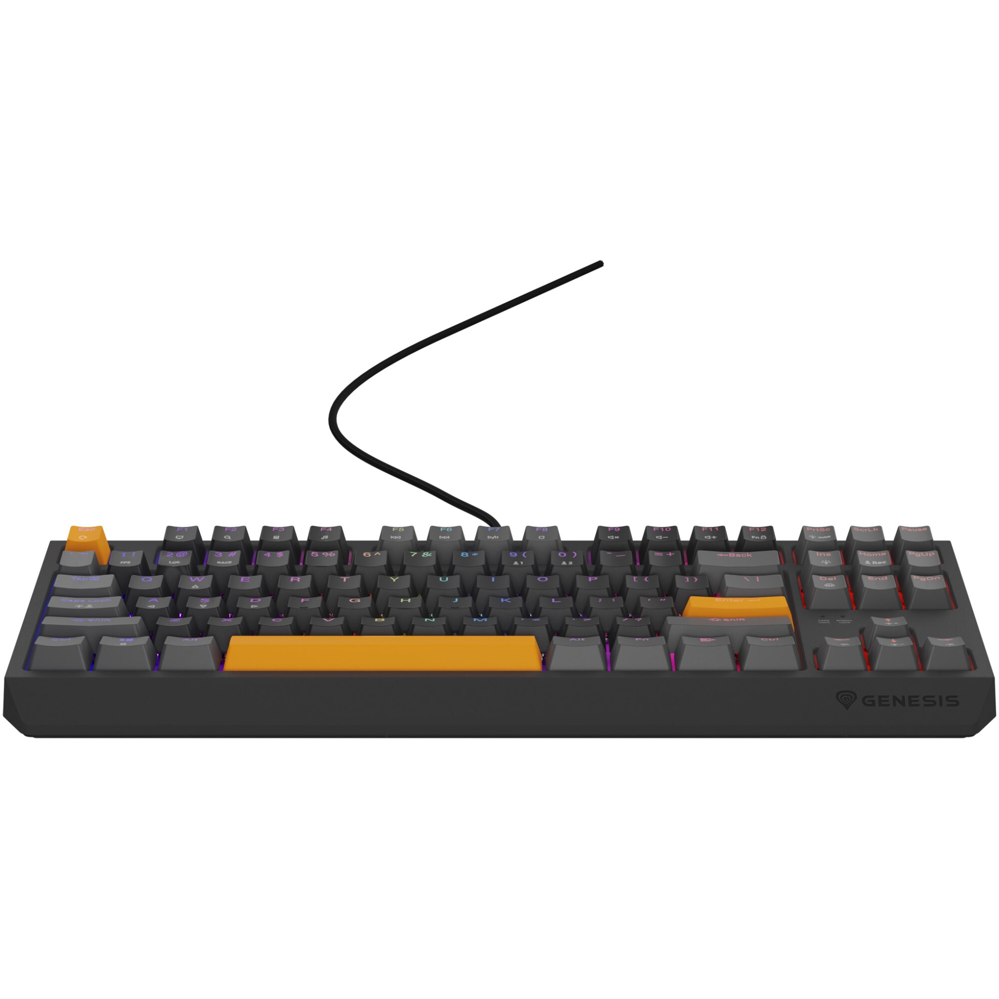 Механична клавиатура Gaming Genesis THOR 230, С кабел, Red OUTEMU ...