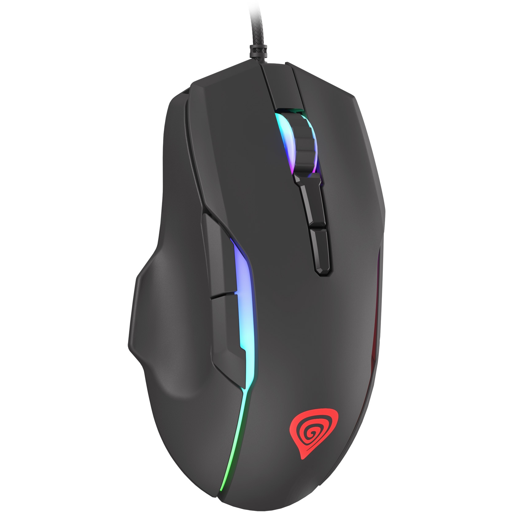 Mouse Gaming cu fir Genesis XENON 220 G2, Silent Click, 12.800 DPI, 1.000Hz, 20G, Software ...