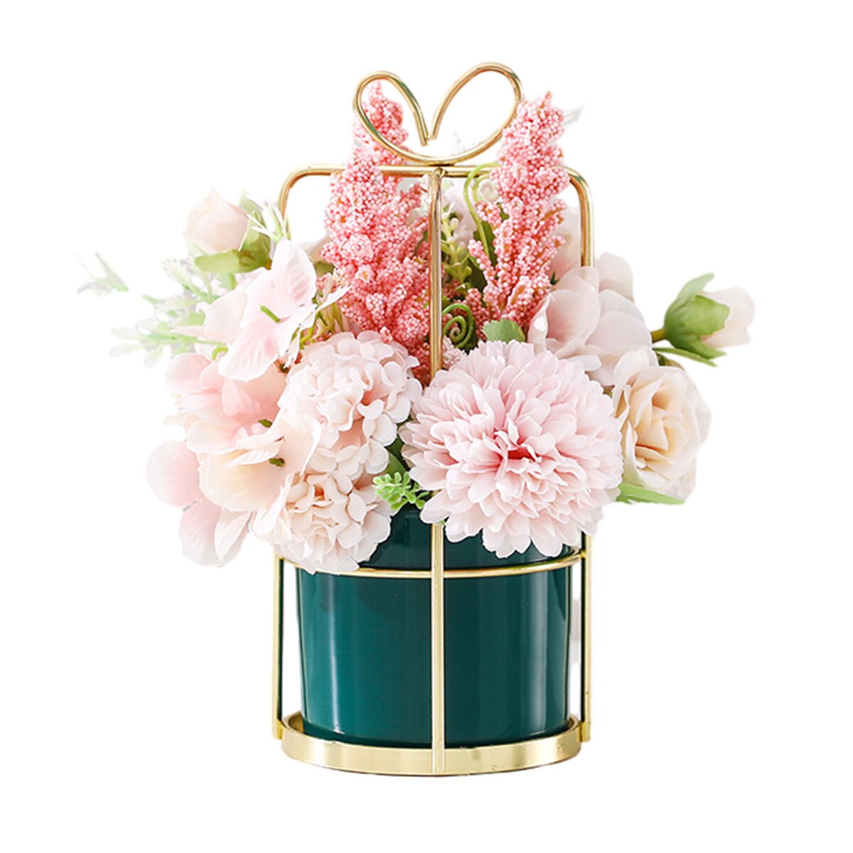 Buchet artificial, lila si verde inchis, 22x15cm, set de 1 buc. - eMAG.ro