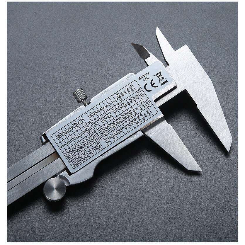 AMRINUGL digitális subler, 0-150mm, LCD kijelző, rozsdamentes, tároló ...