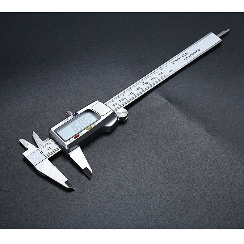 AMRINUGL digitális subler, 0-150mm, LCD kijelző, rozsdamentes, tároló ...