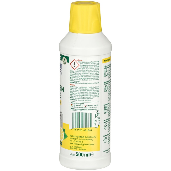 Acid citric lichid, Pure, 500 ml - eMAG.ro