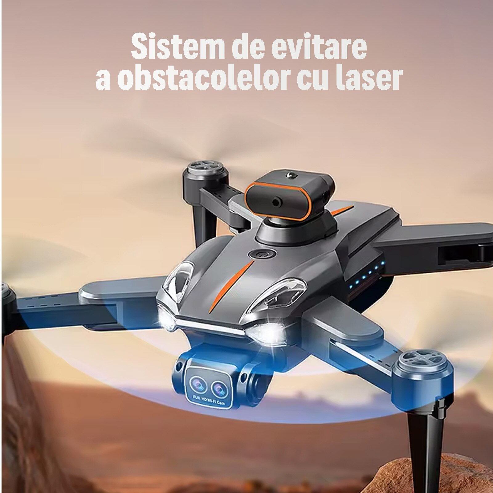 Drona Nivazo P11 Pro Max, rotire 360 de grade, follow me, functie de ...
