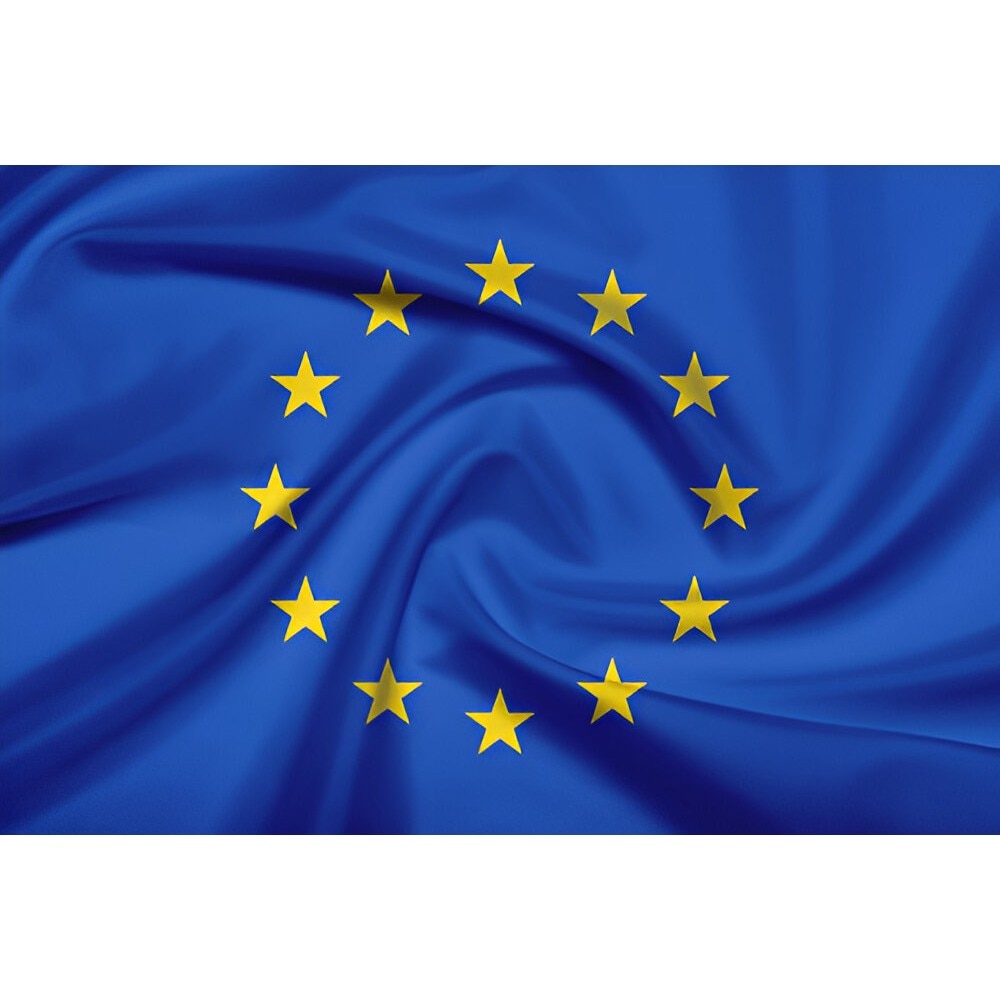 Steag mare cu simbolul Uniunii Europene, din material textil lavabil ...