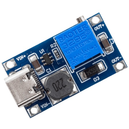 Convertor Step-up 2A MT3608 DC-DC USB-C - eMAG.ro