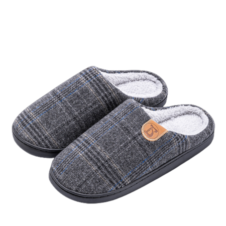 Papuci de casa, Comfy, unisex, Ronyes®, gri inchis - eMAG.ro