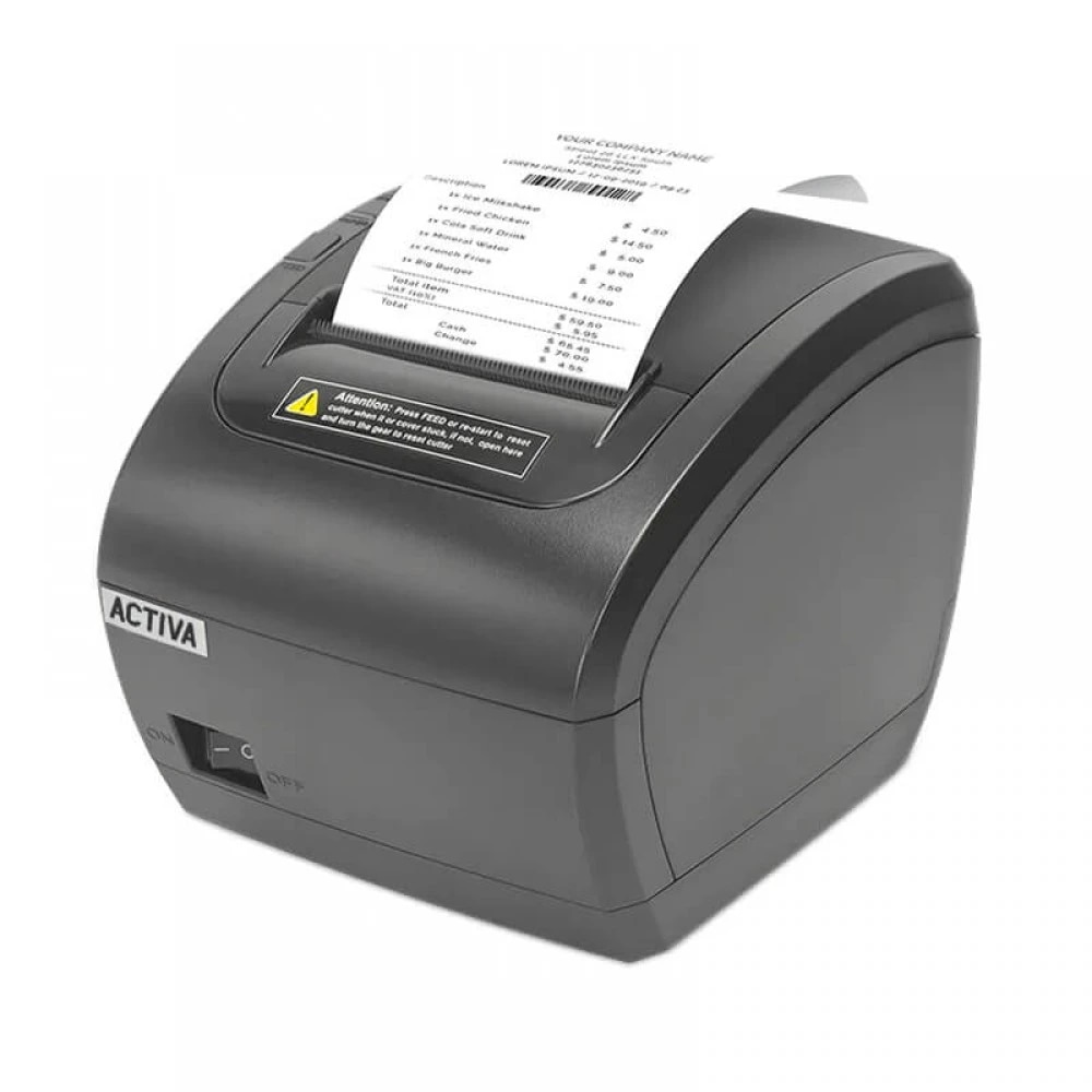 Imprimanta termica de bonuri desktop - ACTIVA PP80 Plus - 80mm, 203 dpi ...