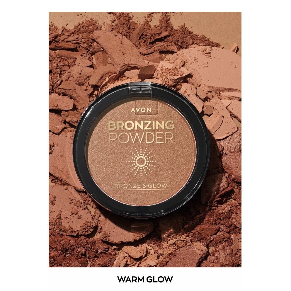 Pudra bronzanta Bronze & Glow, Avon - Warm Glow, 13.5 g - eMAG.ro