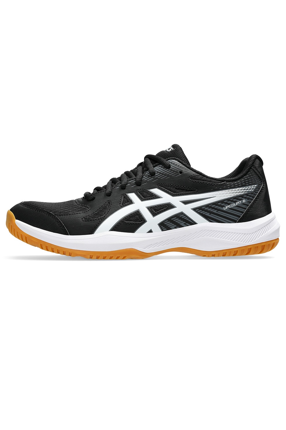 Asics, Pantofi cu logo, pentru fitness Upcourt 6, Alb, Negru, 8.5 - eMAG.ro