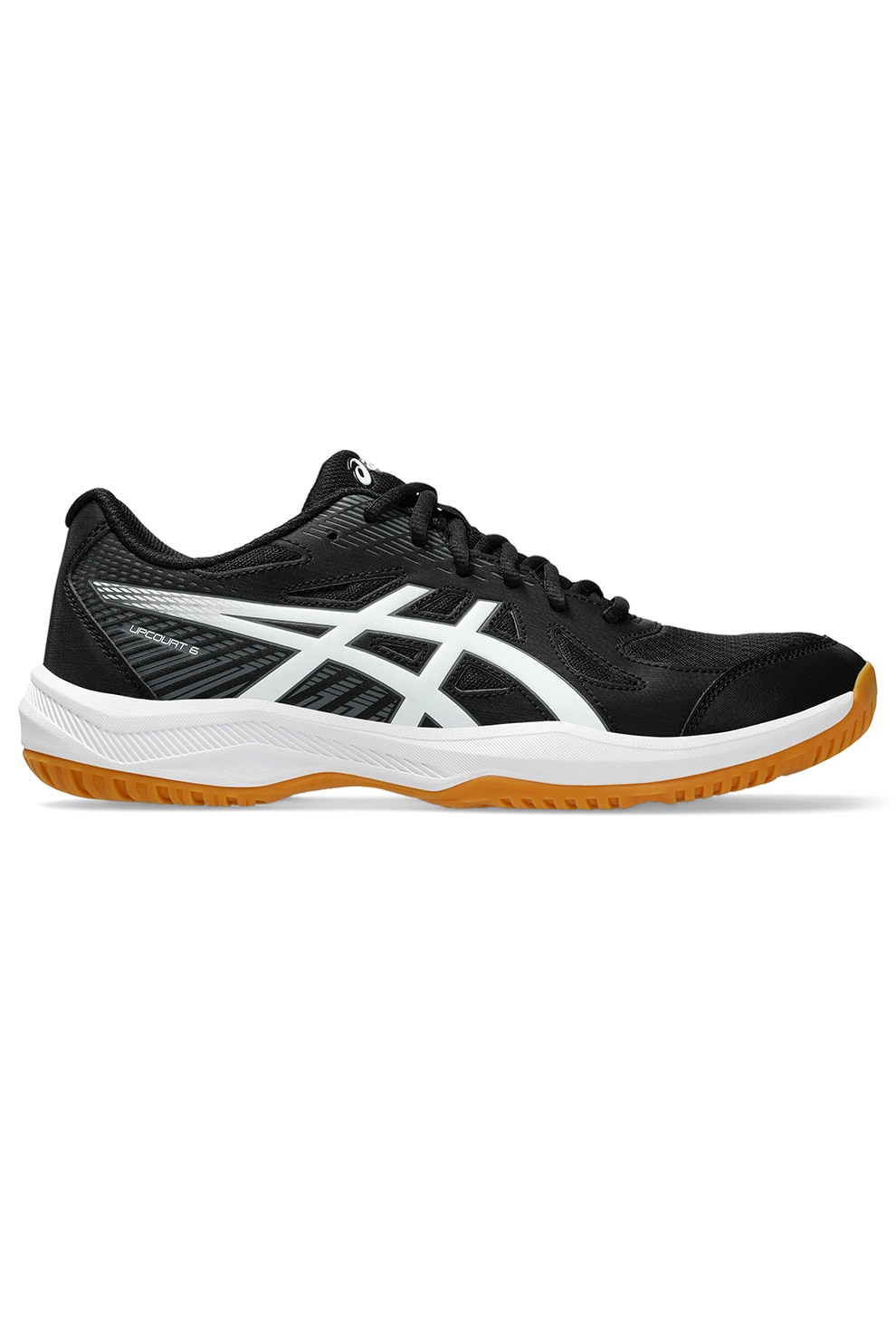 Asics, Pantofi cu logo, pentru fitness Upcourt 6, Alb, Negru, 8.5 - eMAG.ro
