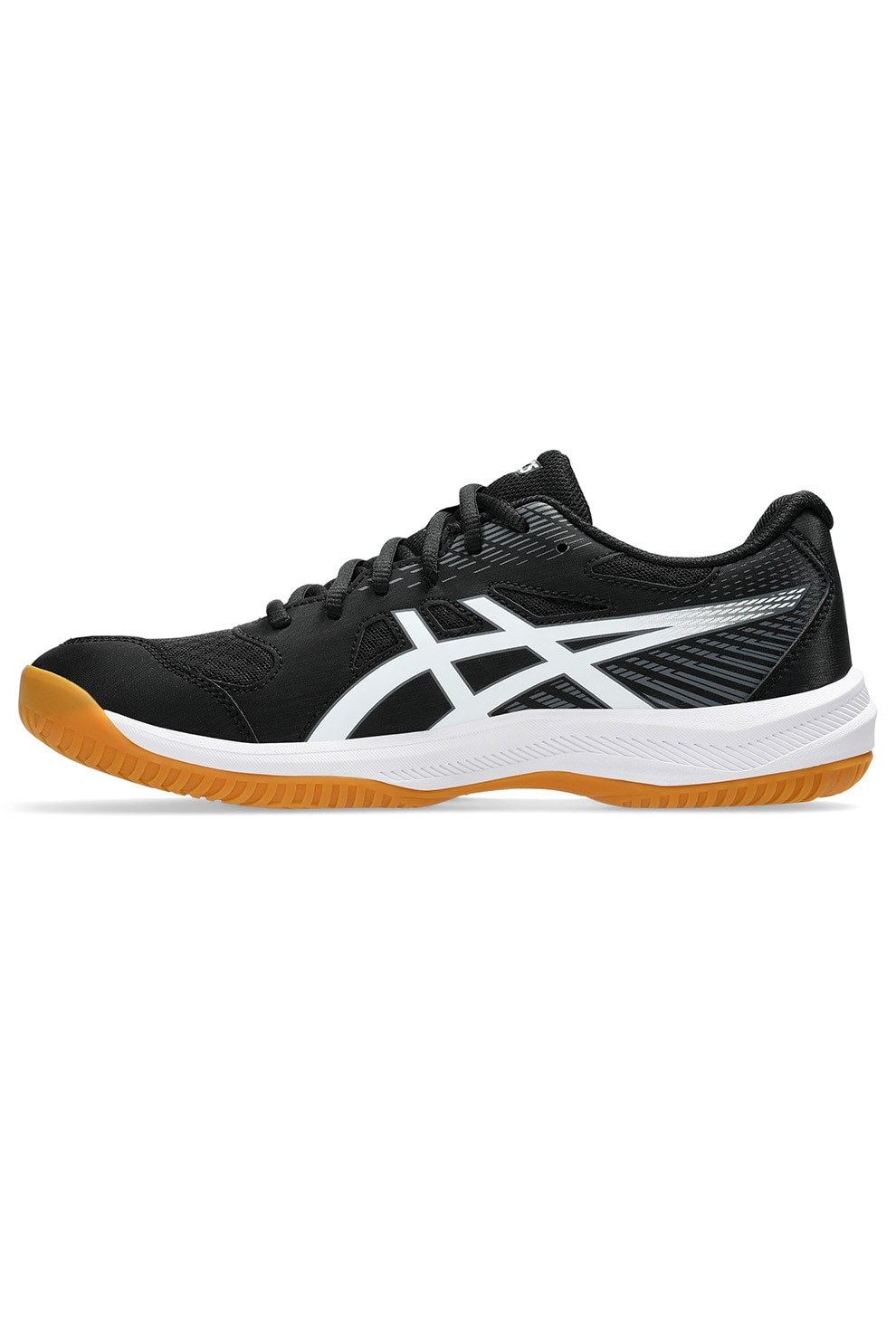 Asics, Pantofi cu logo, pentru fitness Upcourt 6, Alb, Negru, 8.5 - eMAG.ro