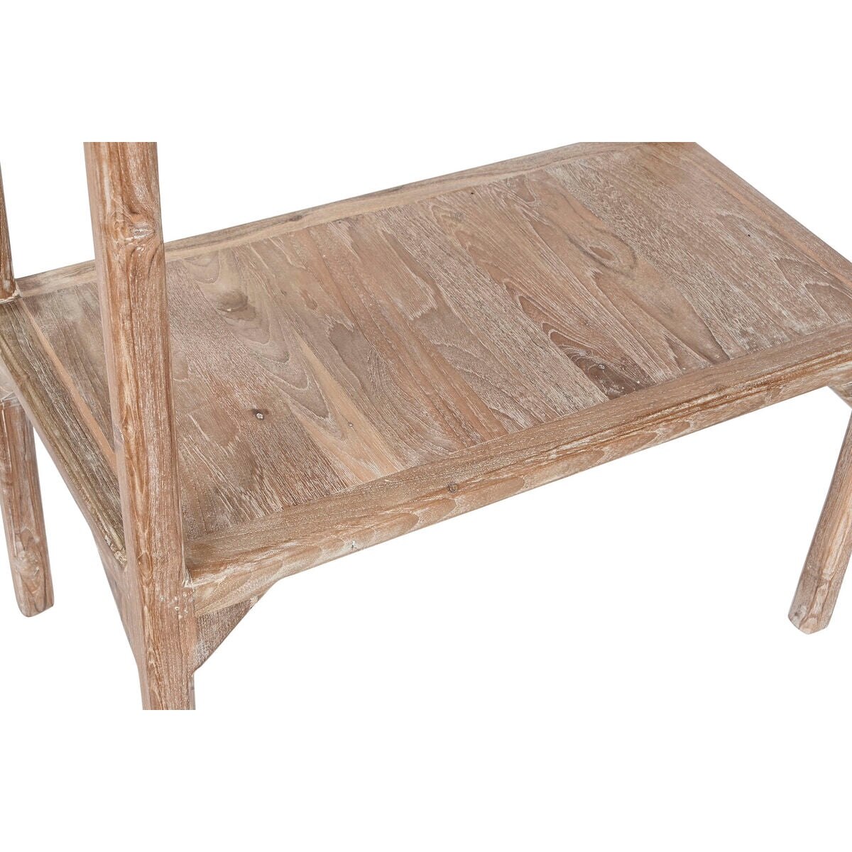 Rafturi vin lateral Home ESPRIT Sticla naturala Teak Lemn reciclat 75 x ...
