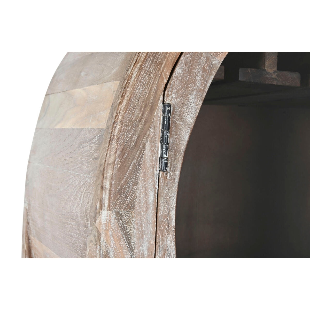 Rafturi vin lateral Home ESPRIT Sticla naturala Teak Lemn reciclat 75 x ...