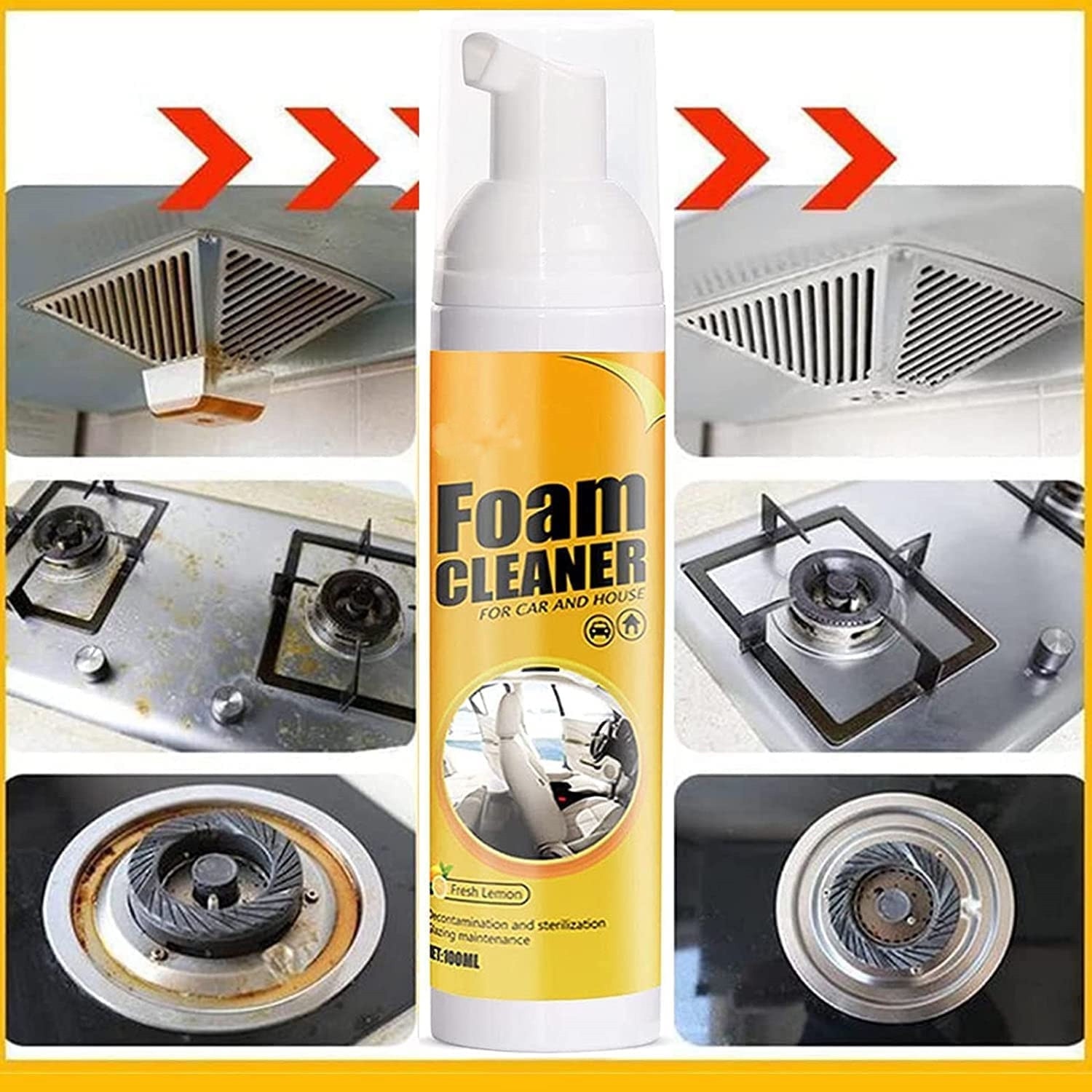 Spuma curatare interior auto universala multifunctional, MorFansi ...