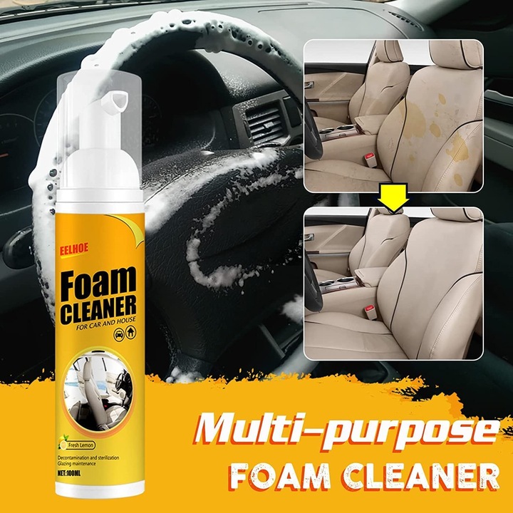 Spuma curatare interior auto universala multifunctional, MorFansi ...