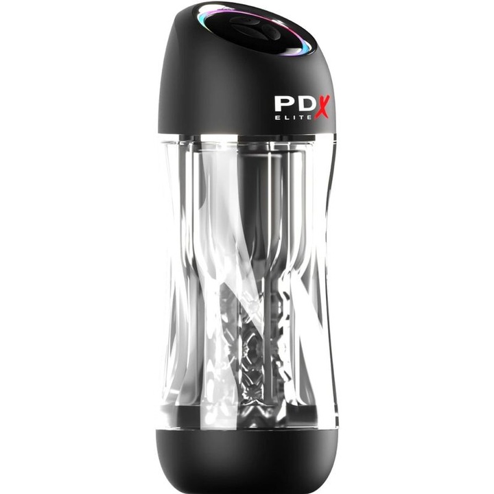 Pdx Elite - Stroker Viewtube Pro Vibrator Transparent - eMAG.ro