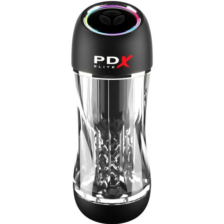 Pdx Elite - Stroker Viewtube Pro Vibrator Transparent - eMAG.ro