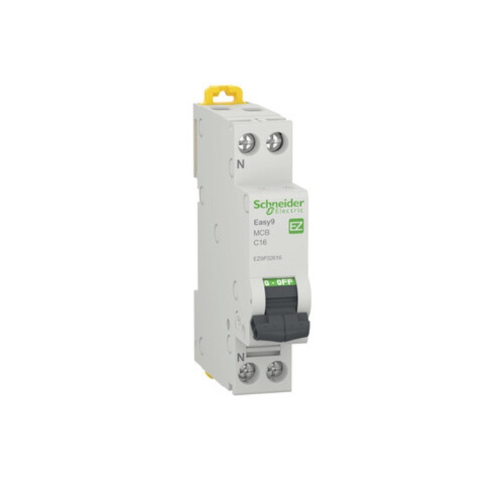 Elektromos moduláris megszakító Schneider Easy9 1p+n 16a 4, 5ka, C ...