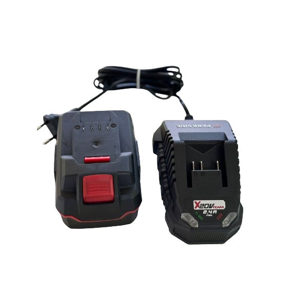 Set incarcator 2, 4 Ah si acumulator de 4 Ah Parkside X20V Team - eMAG.ro