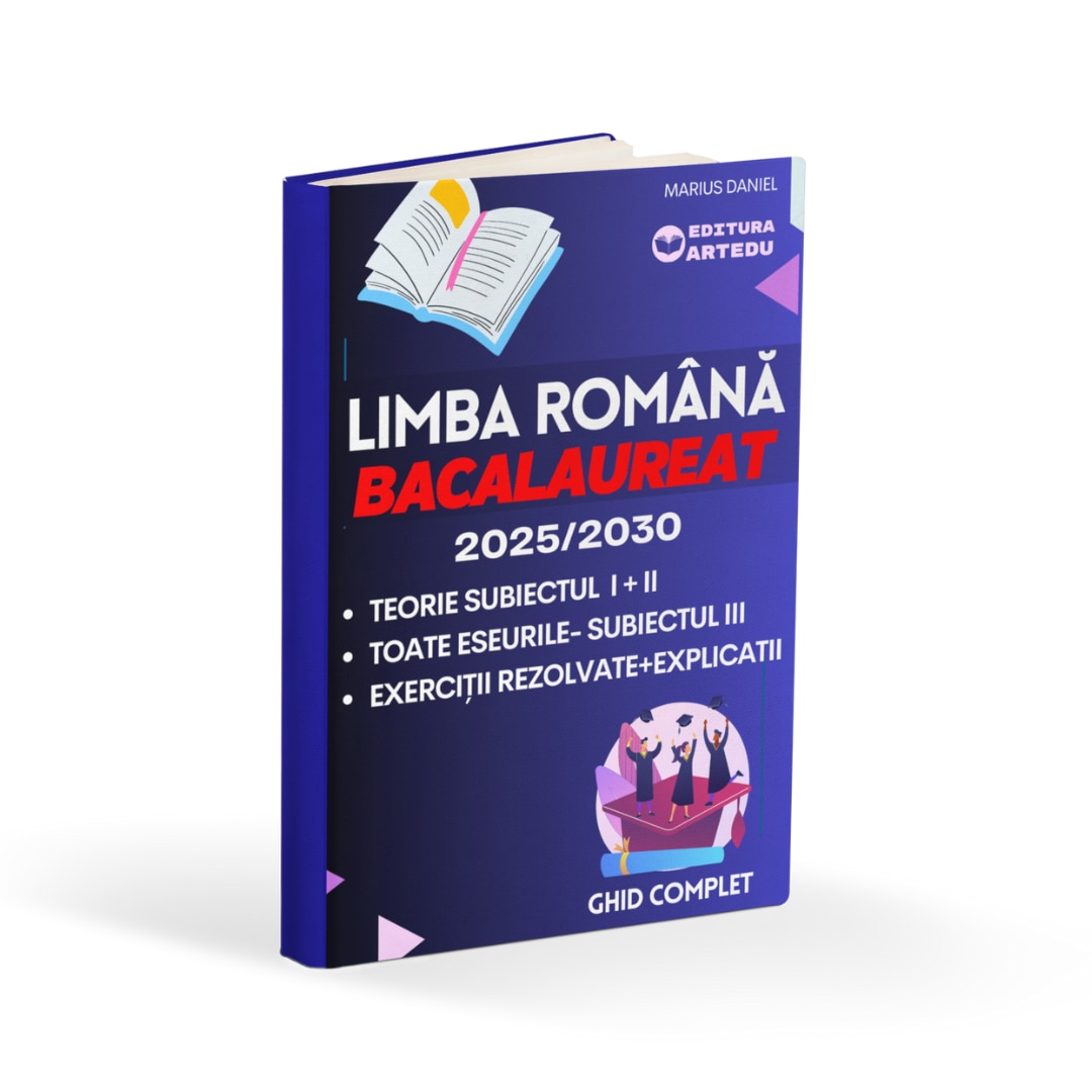 Ghid complet pentru Limba si literatura romana. Clasele 9-12, Bacalaureat, 2025/2030 - eMAG.ro