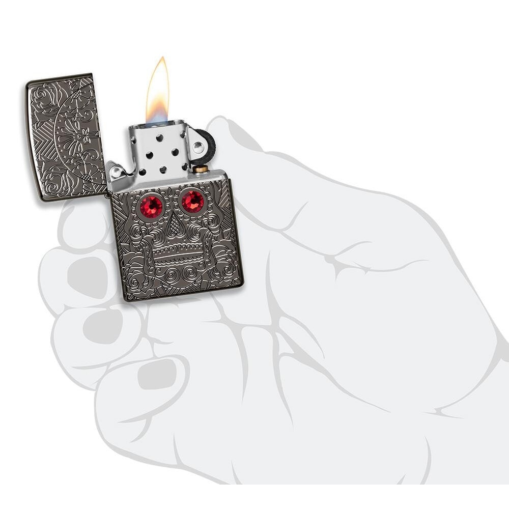 Bricheta Zippo 49300 Armor Day of the Dead Skull - eMAG.ro