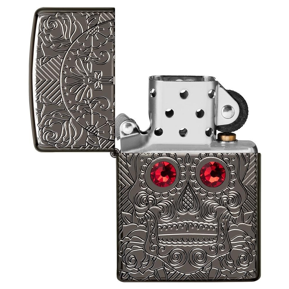 Bricheta Zippo 49300 Armor Day of the Dead Skull - eMAG.ro