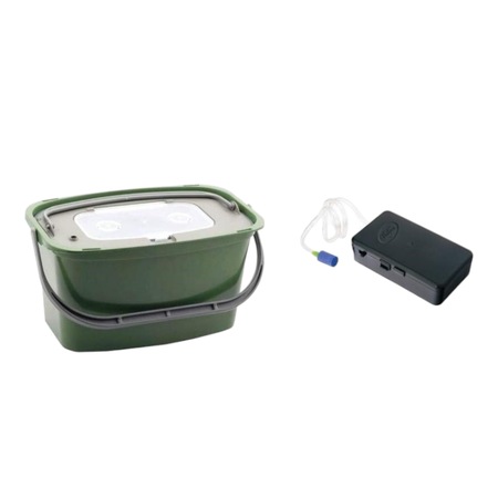 Galeata Fish-On-X peste viu 7 litri cu Pompa aer inclusa - eMAG.ro