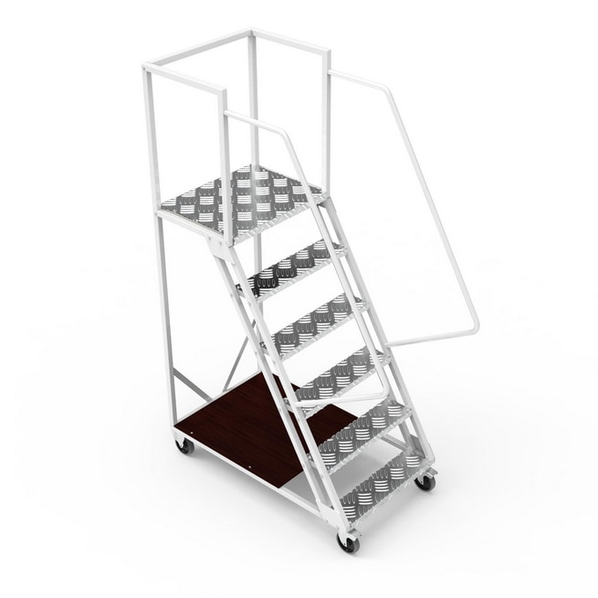 Scara mobila cu platforma 5+1 trepte antiderapante, Handlekraft ...