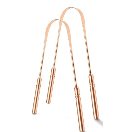 Razuitor de limba din otel inoxidabil, set 2 bucati, design ergonomic ...