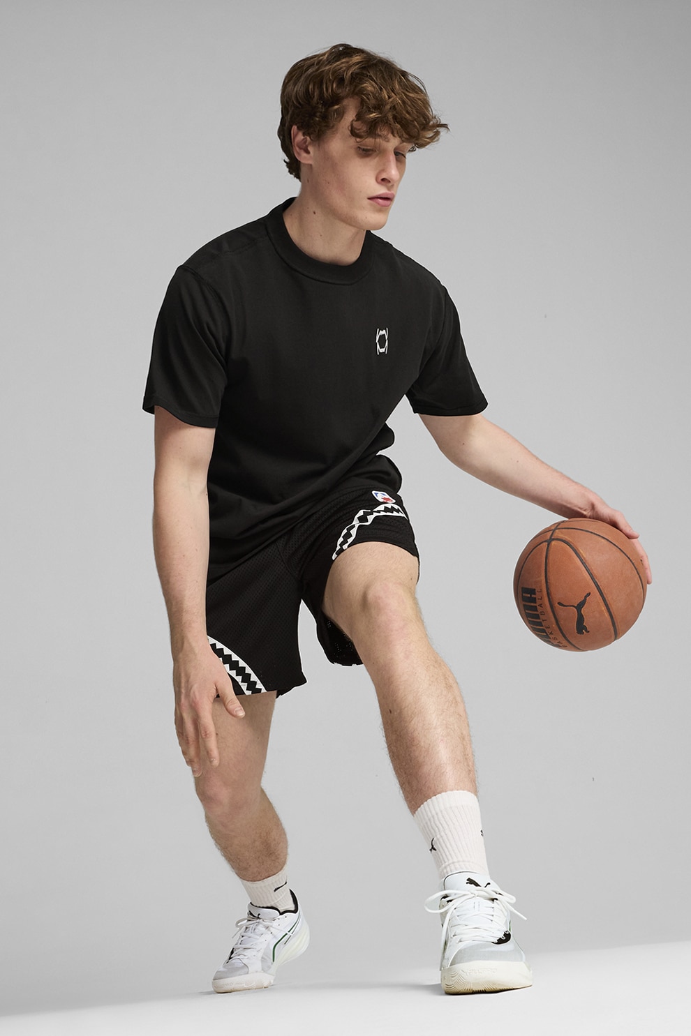 Puma, Tricou relaxed fit pentru baschet Pivot - eMAG.ro