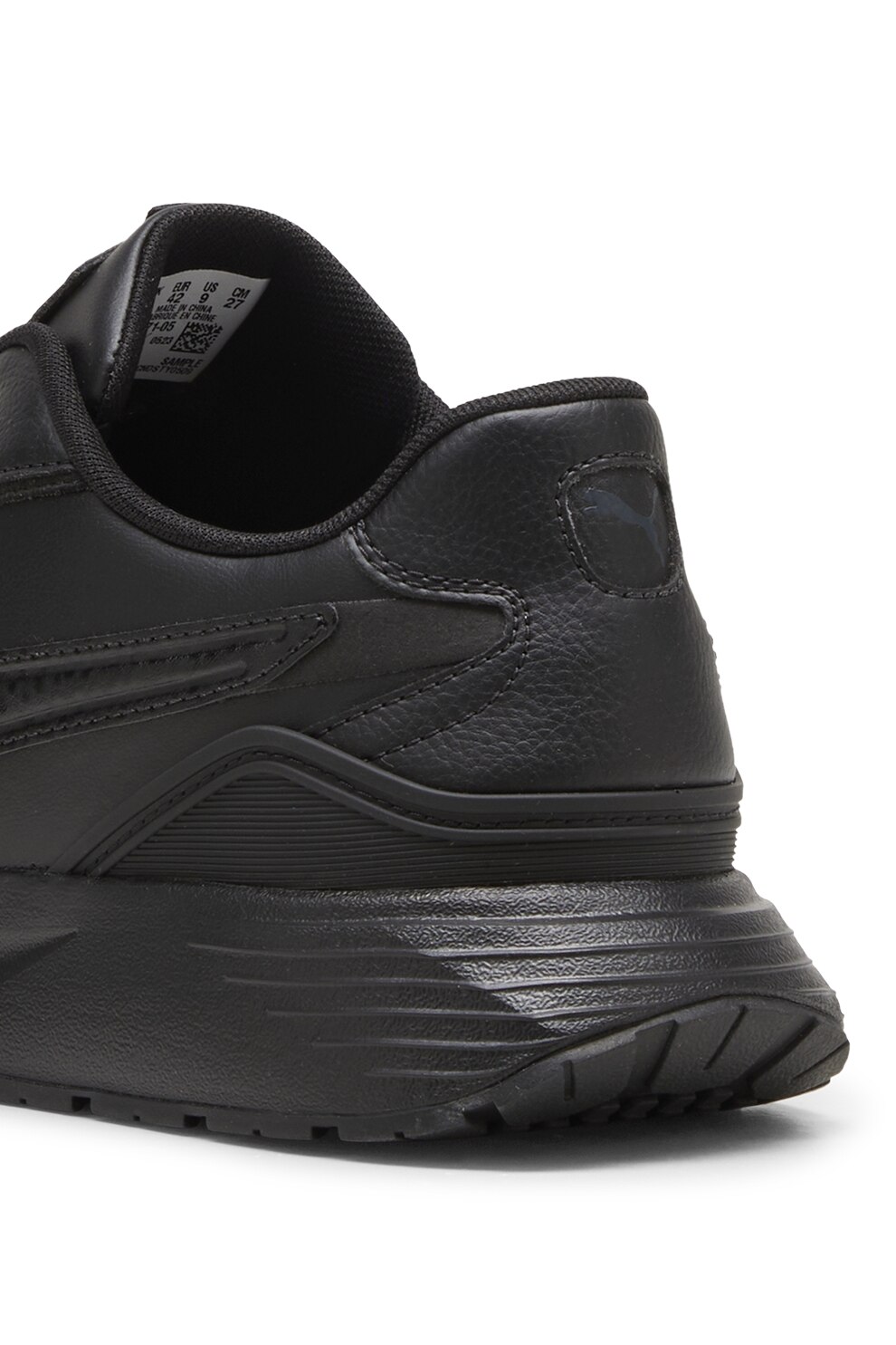 Puma, Pantofi sport de piele ecologica Runtamed Plus, Negru, 6 - eMAG.ro
