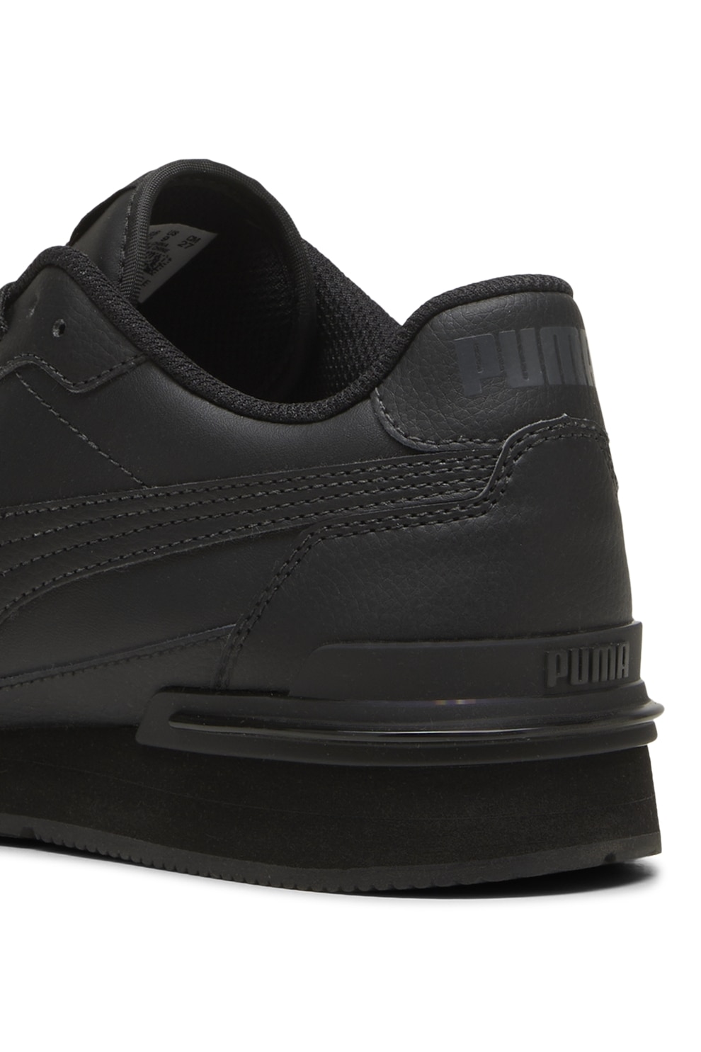 Puma, Спортни обувки ST Runner v4 от кожа и еко кожа, Черен, 10 - eMAG.bg