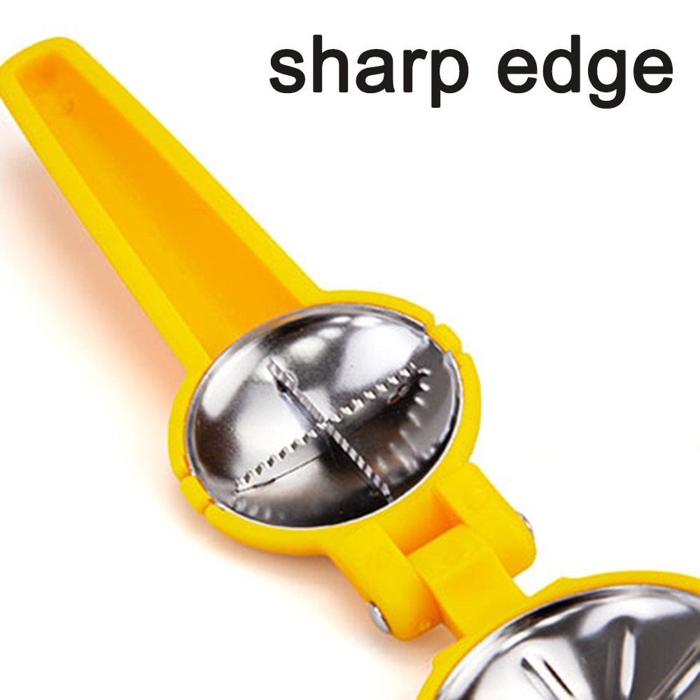 Cleste pentru spart nuci si castane, metal, galben - eMAG.ro