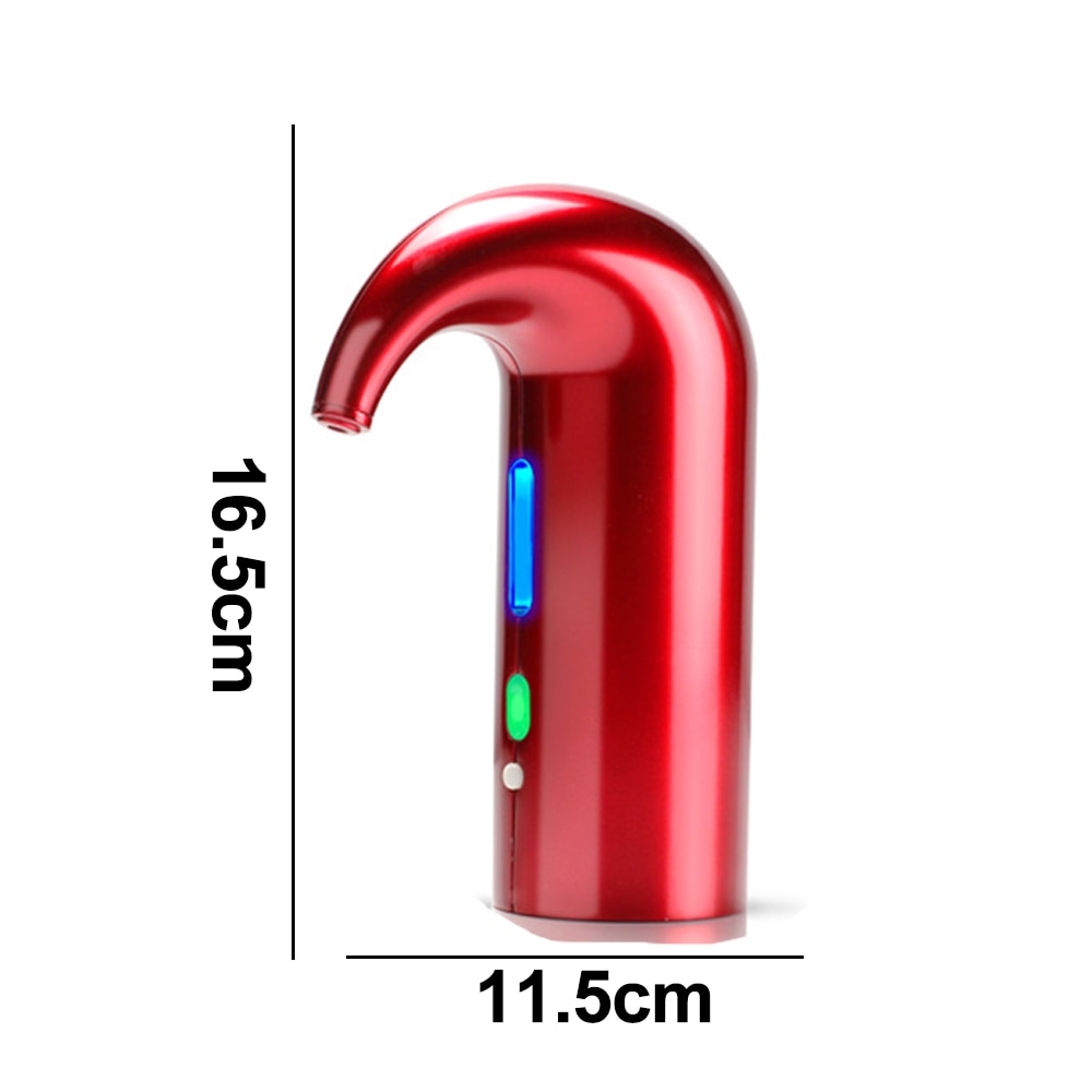 Aerator electric pentru vin Cozevdnt, Portabil, Incarcare USB, Rosu ...