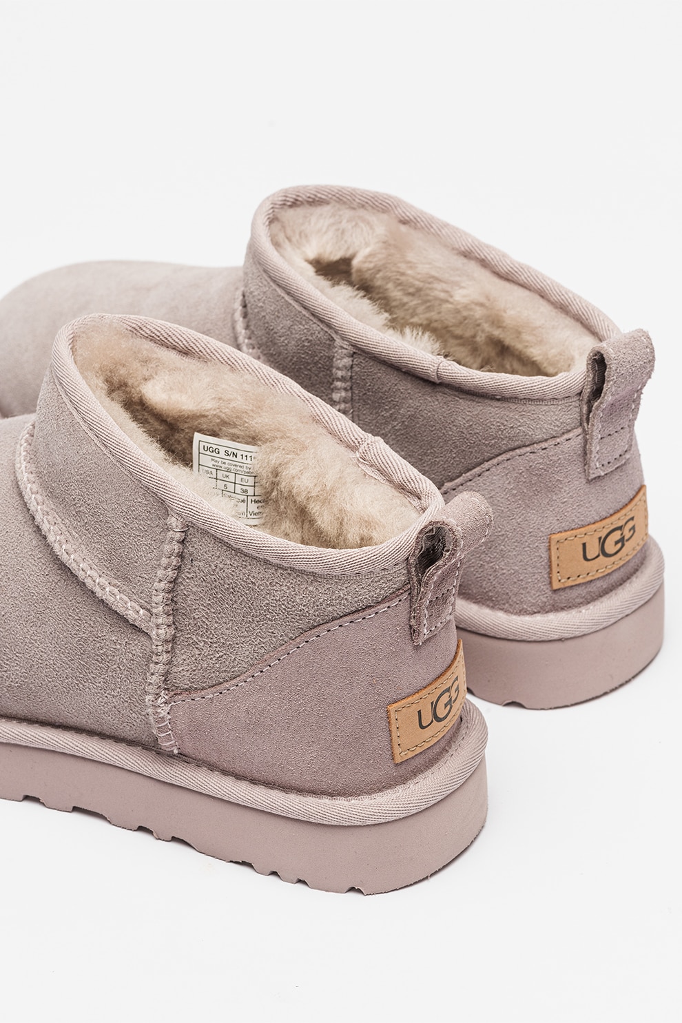 UGG, Ghete slip-on de piele intoarsa cu finisaj rezistent la apa ...
