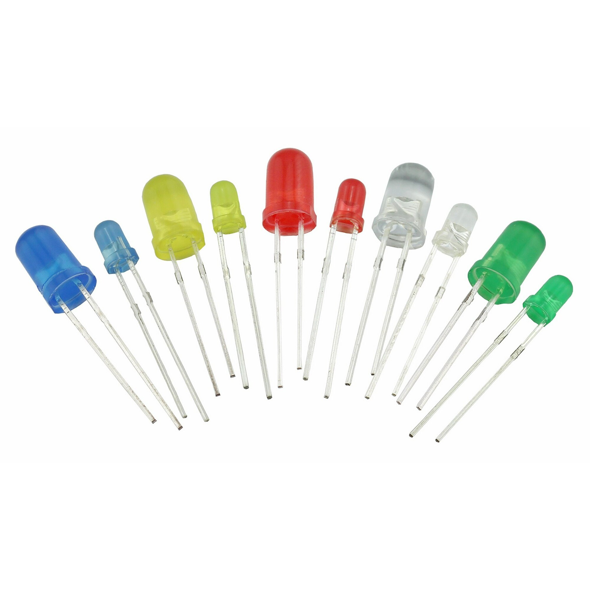 Set 200 Diode LED, 3mm/5mm, Mat, Multicolor - eMAG.ro
