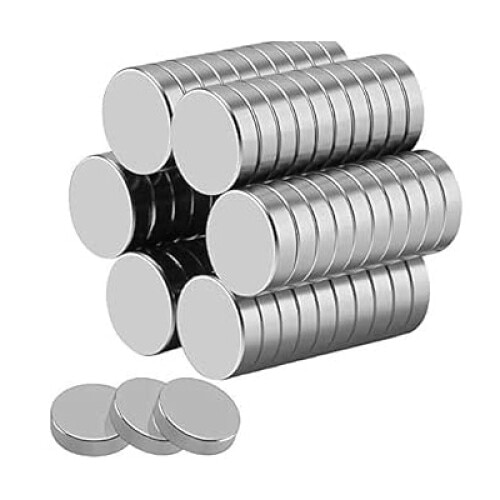 Set 60 magneti puternici, 10x2mm, pentru Whiteboard, Frigider ...