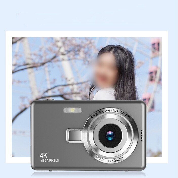 Camera digitala, zoom 16x, inregistrare video HD 1080p, ecran de 2, 4 ...