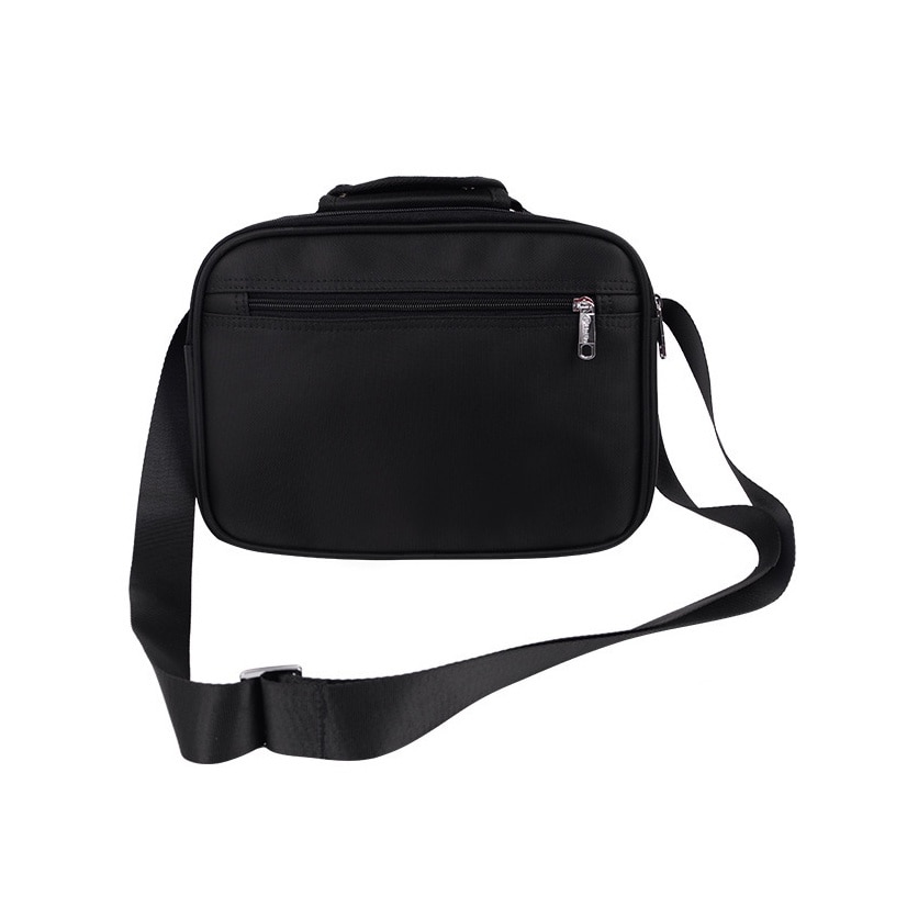 Férfi válltáska, vastagított Oxford szövet, 33x 25 x 14 cm, fekete ...