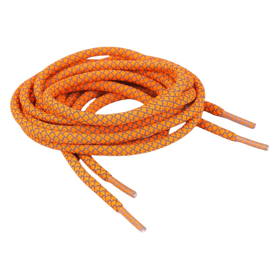 Sireturi rotunde reflectorizante, lungime 130 cm, Portocaliu neon - eMAG.ro