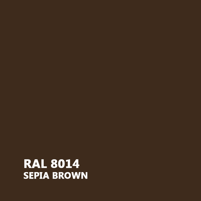 Vopsea mat Acril 1K direct pe termopane PVC, RAL 8014 Sepia brown, 1KG ...