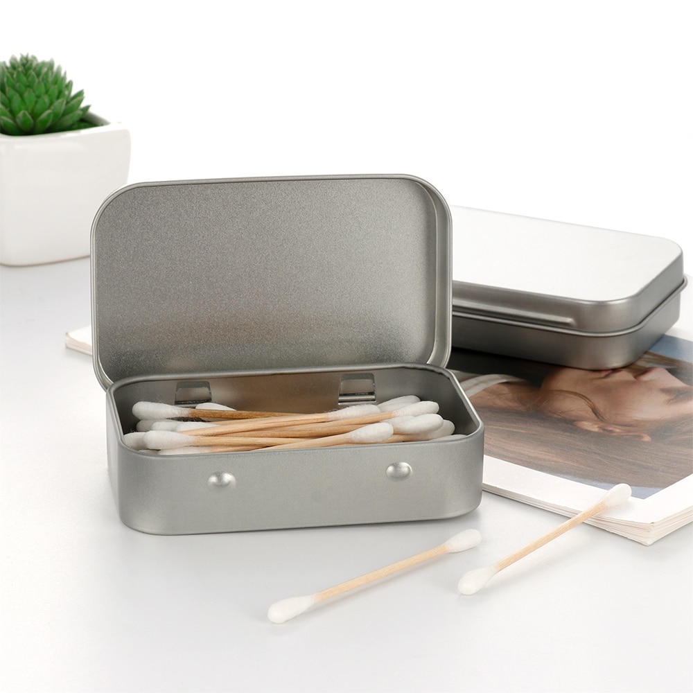 Set 12 cutii cu capac, fier, argintiu, 9.4x6x2cm - eMAG.ro